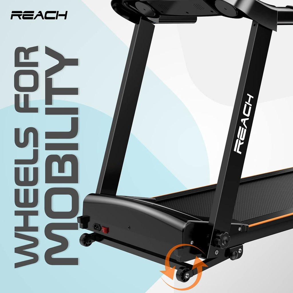 Reach T-200 4 HP Peak | Motorized Treadmill with Manual Incline for ...