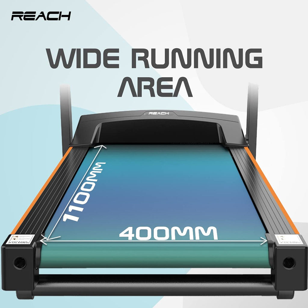 Reach T-200 4 HP Peak | Motorized Treadmill with Manual Incline for ...